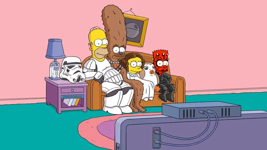 The Mandalorian Cameo in The Simpsons Was Cut from a Star Wars-Themed ...